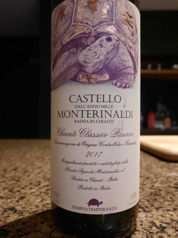 Tuesday blind wine tasting reviews Castello Monterinaldi Chianti ...